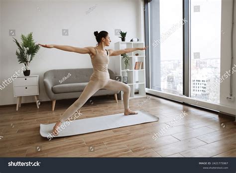 Caucasian Woman Spread Her Legs Wide Stock Photo Shutterstock