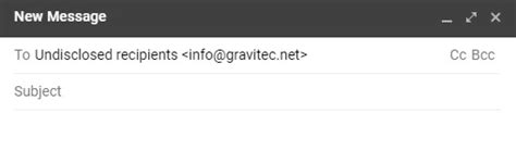 how to send email to multiple recipients without them knowing blog