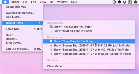macos four quick ways to find and open files the mac observer