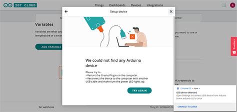 Can T Setup Device S Within IoT Cloud Cloud Chrome App Arduino Forum