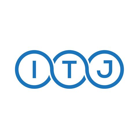 ITJ Letter Logo Design On White Background ITJ Creative Initials Letter Logo Concept ITJ