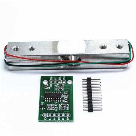 Hx711 Weight Sensor Ad Module 1kg 5kg 10kg 20kg Scale Load Cell Weighing Sensor Shopee Malaysia