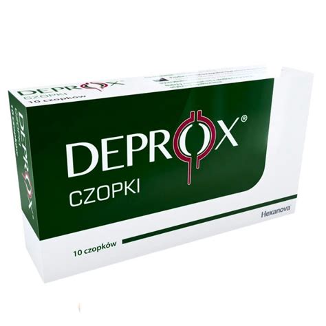 Deprox Czopki Doodbytnicze Na Zapalenie Prostaty 10 Sztuk Prostata