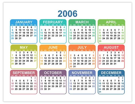 Calendar 2006 Free Calendarsu