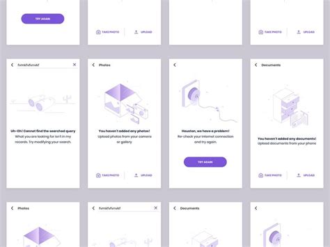 Mobile App Empty State Empty State Mobile App Ux Design Process