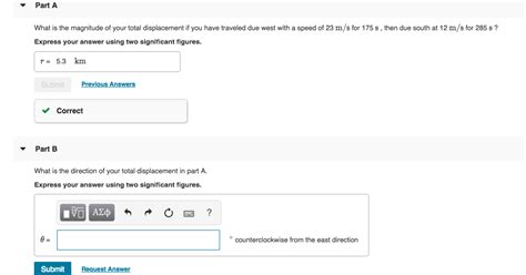 Solved Part A What Is The Magnitude Of Your Total