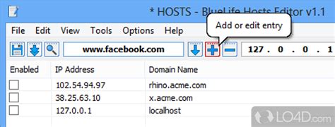bluelife hosts editor screenshots
