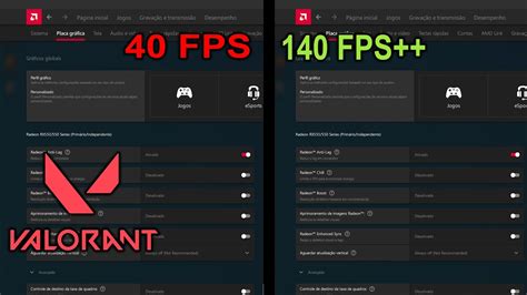 melhor configuração amd software adrenalin edition para jogar valorant