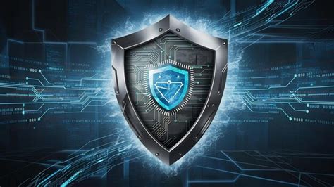 Premium Photo Hitech Shield Of Cyber Security Digital Data Network