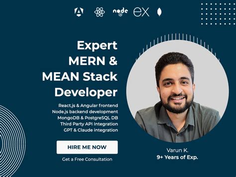 Full Stack Web Developer Mern Mean Node Js React Js Mongodb