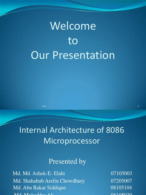 Internal Architecture Of Intel 8086 Final Pdf Instruction Set Central Processing Unit