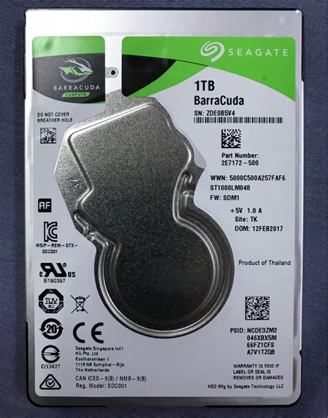 Seagate Barracuda Hard Drive Tb Computers Tech Parts Accessories Hard Disks