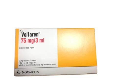 Voltaren 75mg3ml Inj Novartis H5o3ml