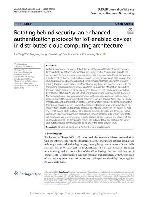 Pdf Rotating Behind Security An Enhanced Authentication Protocol For
