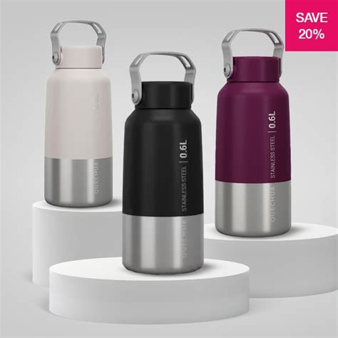 20 Off On 2x 600ml Stainless Steel Hiking Flask Onedayonly