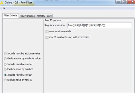 Fitering For Rows Between Two Strings Knime Analytics Platform