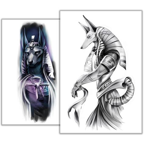 Anubis Drawing Tattoo