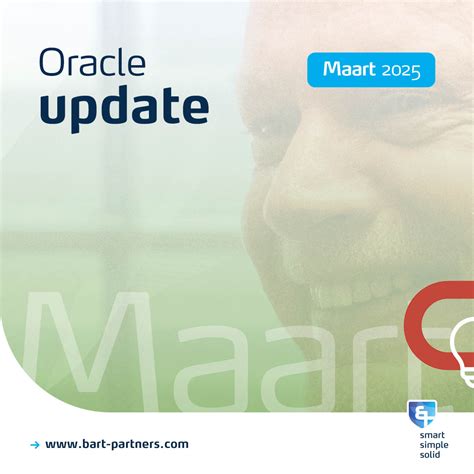 Oracle Update July 2025 Bart And Partners