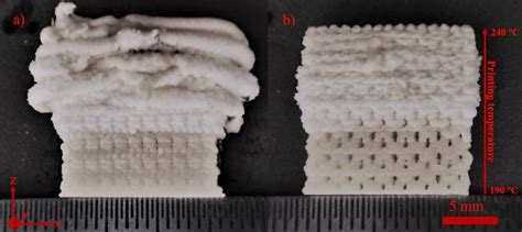Effect Of Infill On Gradient Printing Temperature Initiating From 190 Download Scientific