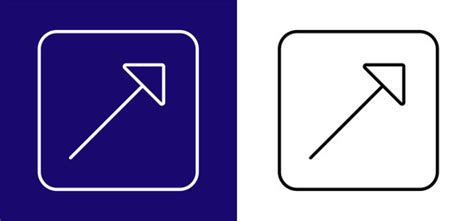 Pathfinding Icon Is In The Form Of An Arrow Vector Image