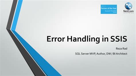 Ppt Error Handling In Ssis Powerpoint Presentation Free Download