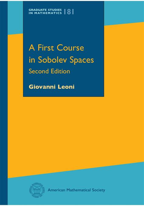 A First Course In Sobolev Spaces Second Edition