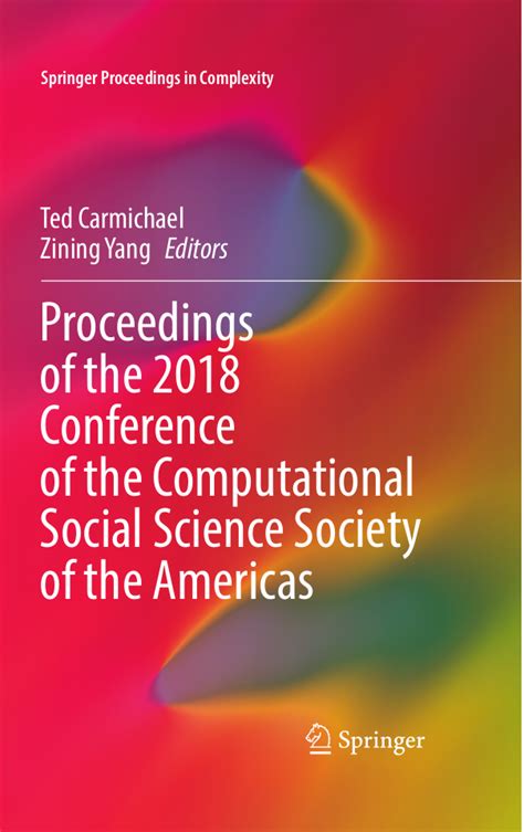 css 2018 proceedings the computational social science society of the