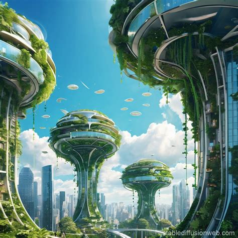 Floating City In The Sky