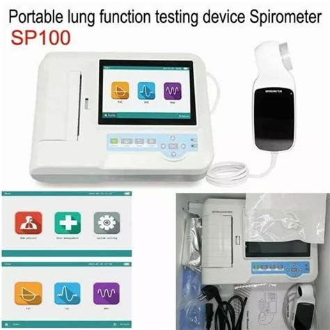 Sp 100 Portable Lung Function Testing Device Spirometer Adcon Sp 100 At ₹ 110000 Piece In New Delhi
