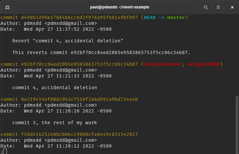 Bonus Git Revert Linux Introduction