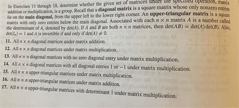 Solved In Exercises Through Determine Whether The Chegg