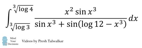 Solve These Integrals In Seconds IIT JEE Mains Mind Your Decisions