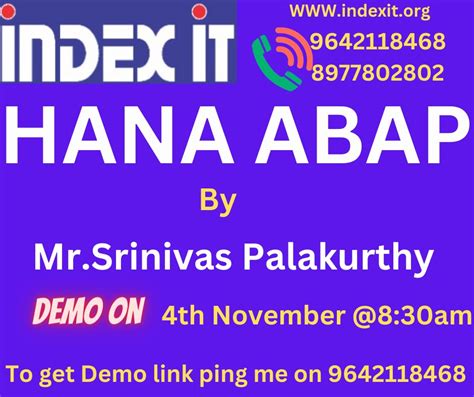 Indexit On Linkedin Sapabap Saphana Sapjobs Sap