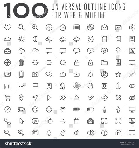 Buttons Outline Icon Images Stock Photos Vectors Shutterstock