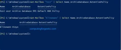 Configure Mailbox Quotas And Archives On Exchange Server 2019 ComputingForGeeks