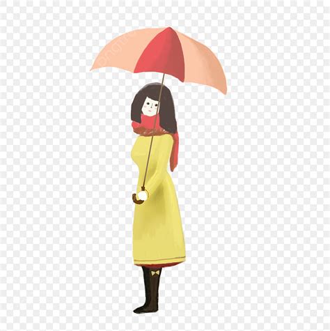 만화 포스터 그림 일러스트 손으로 그린 아름다운 만화 아름다운 그림 우산 Png 일러스트 및 Psd 이미지 무료 다운로드 Pngtree