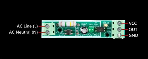Ac Mains Voltage Detector Modules Pinout Layout And Operation
