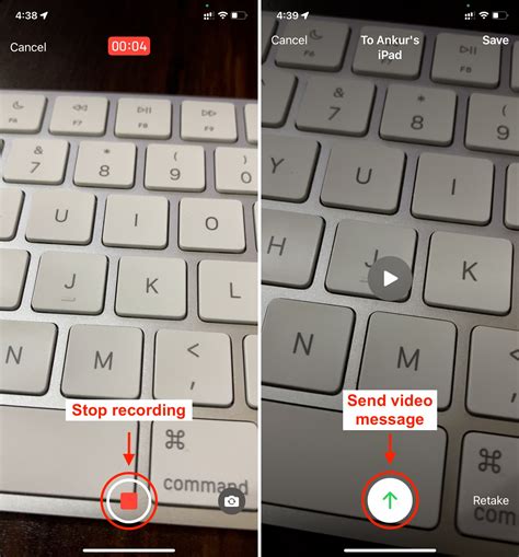 نحوه ارسال پیام ویدیویی Facetime از آیفون در Ios 17 مجله 98 زوم