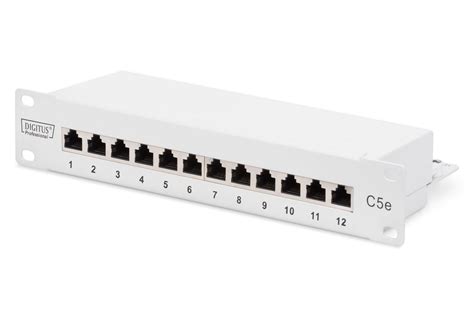 CAT 5e Class D Patch Panel SH Grey Bredengen