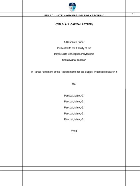 Template Chapter 1 3 Icp Pdf Science Methodology