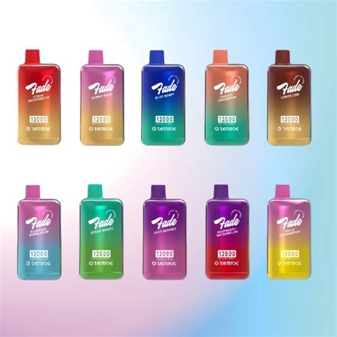New Tastefog Fade 12000 Puffs Rechargeable Salt Nic Disposable Vape