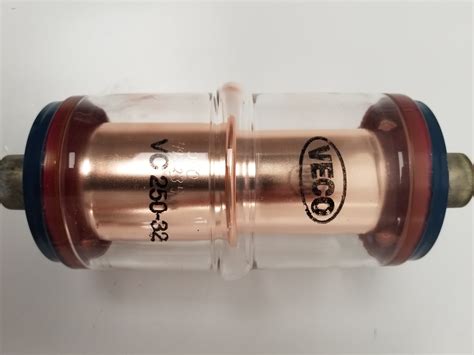 Veco Hi Voltage Vacuum Capacitor 250 Pf 32 Kv Capacitors Passive And Active Components Bmi