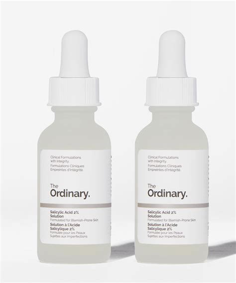 The Ordinary Salicylic Acid 2% Solution Duo at BEAUTY BAY