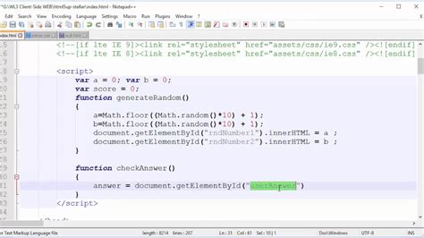 Web Creating A Simple Multiplication Test Using Javascript Youtube
