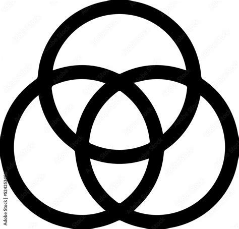 Vector Icon Of Rgb Additive Color Mix Theory With Primary Lights Isolated On A White Background