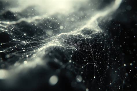 Visualizing Big Data Connecting Dots And Lines For Enhanced Insights Stock Illustration