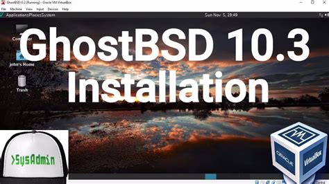Ghostbsd 103 Installation Guest Additions Overview On Oracle