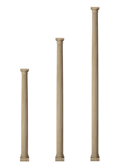 Fluted Architectural Doric Columns 3 1 2 Diameter