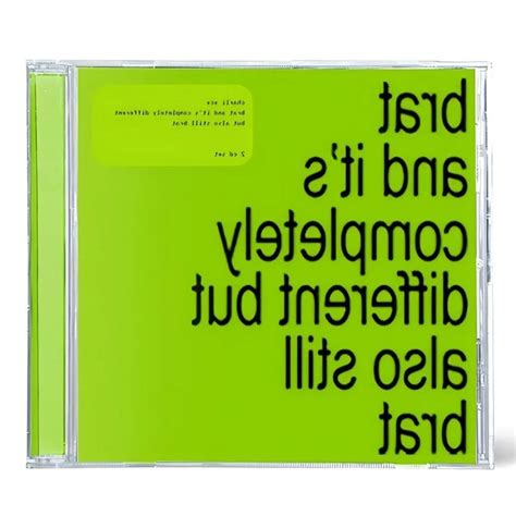 Музыка Cd Charli Xcx Brat And Its Completely Different But Also Still Brat 2cd Album