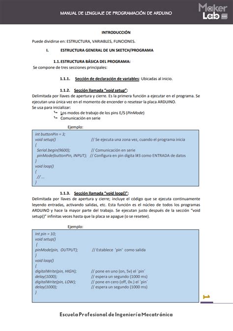 Cursos De Arduino Manual De Lenguaje De Programación De Arduino